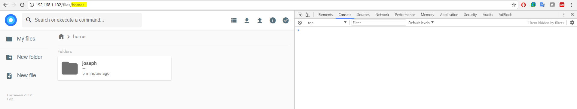 Unable to use "/" as scope on linux · Issue #356 · filebrowser/filebrowser · GitHub