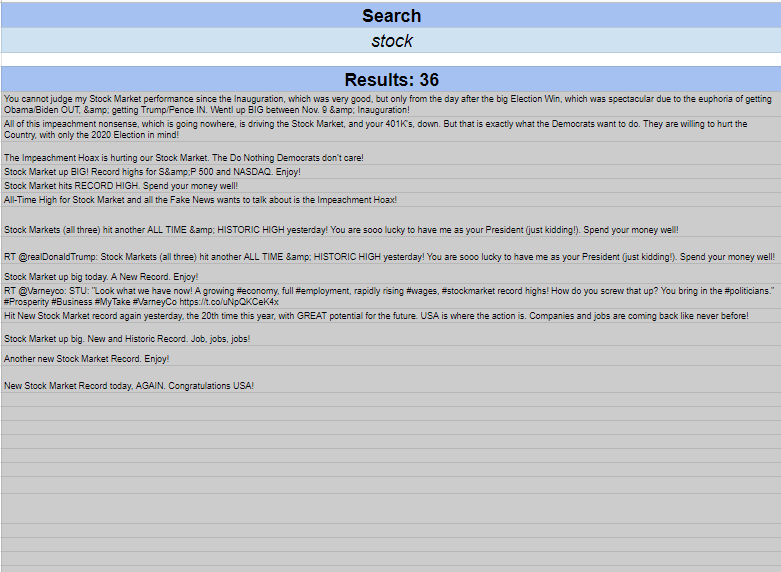GitHub - SamPom100/TrumpScript: Scrapes Trump's Twitter and looks for ...
