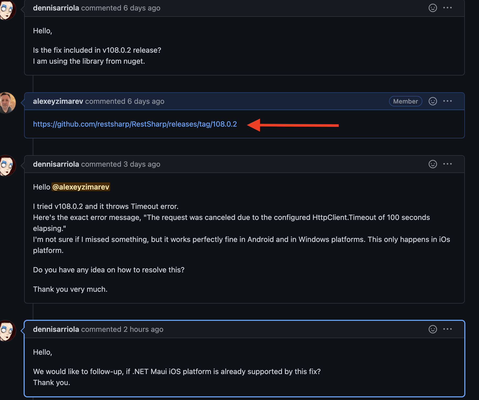 .NET MAUI iOS "Operation not supported on this platform" · Issue #1918 · restsharp/RestSharp ...