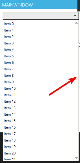 Missing Combobox Scrollbars after adding Controls.AnimatedSingleRowTabControl.xaml to App.xaml ...