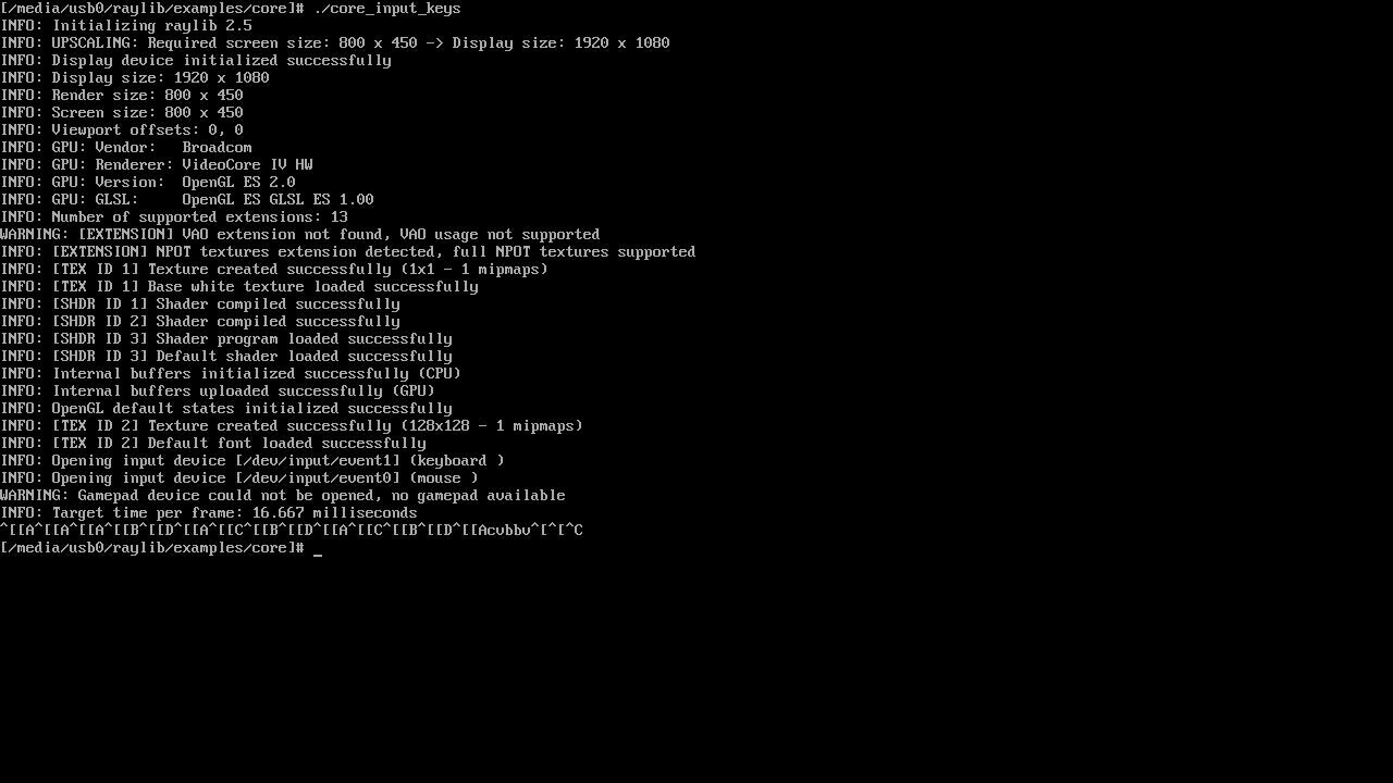 [core] Keyboard input system not working properly · Issue #863 · raysan5/raylib · GitHub