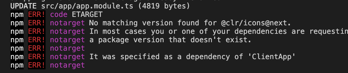 ng add @clr/angular not working · Issue #4341 · vmware-archive/clarity · GitHub