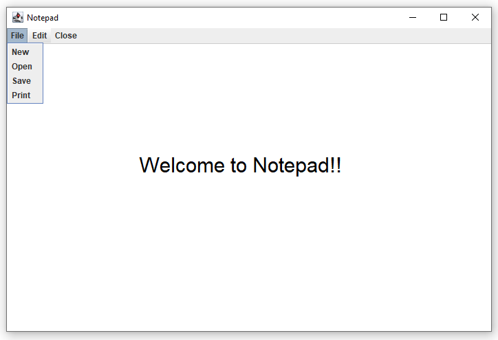 Github Kappilyadavnotepad A Simple Text Editor Basic Java Swing