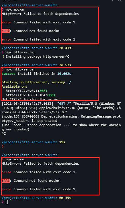 HttpError: Failed to fetch dependencies · Issue #1469 · stackblitz/core · GitHub