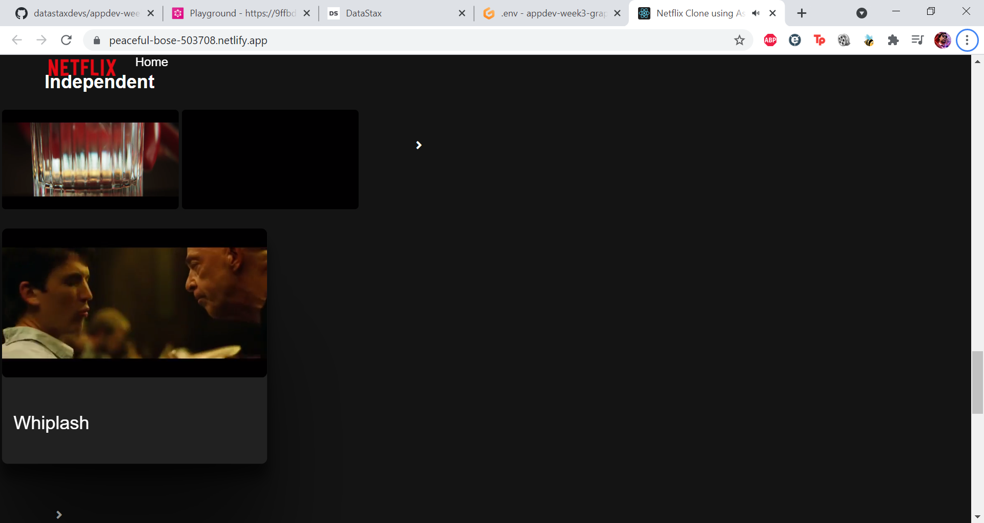 [HW] Ezequiel Sanchez · Issue #541 · datastaxdevs/workshop-graphql-netflix · GitHub