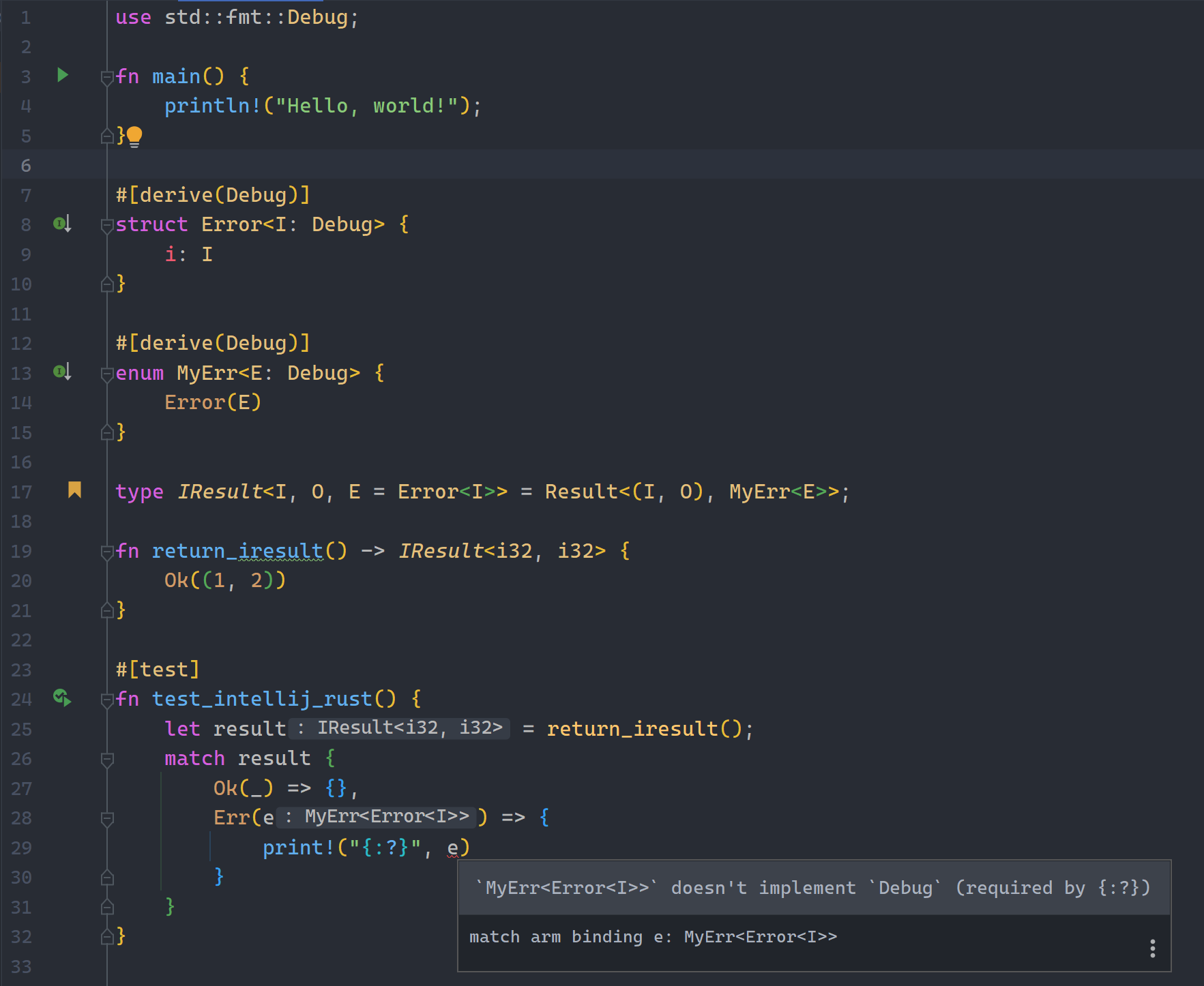 IntelliJ-Rust reports an error while the code can compile an run successfully · Issue #7470 ...
