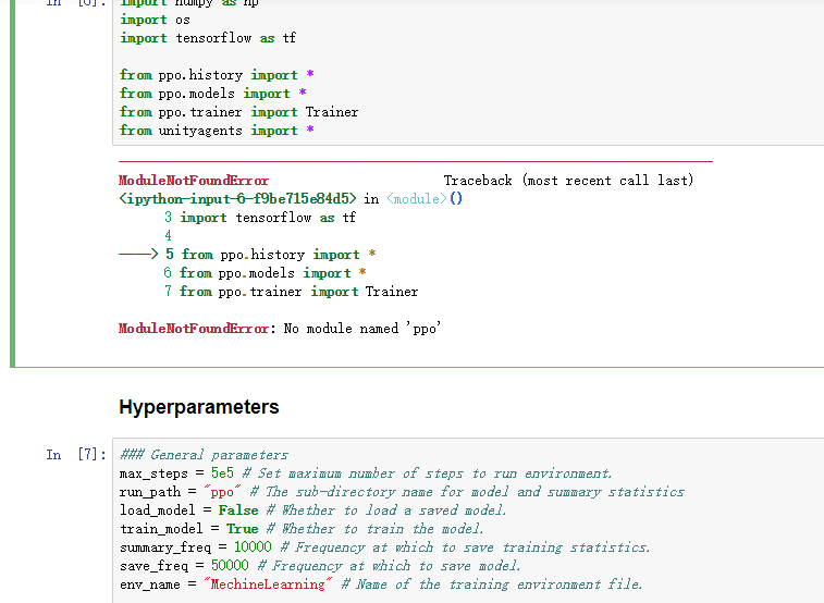 In Jupyter Notebook error "ppo module not found" · Issue #65 · Unity ...