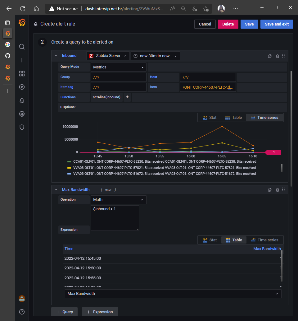Cannot create multi-dimensional alert rule · Issue #1426 · grafana/grafana-zabbix · GitHub
