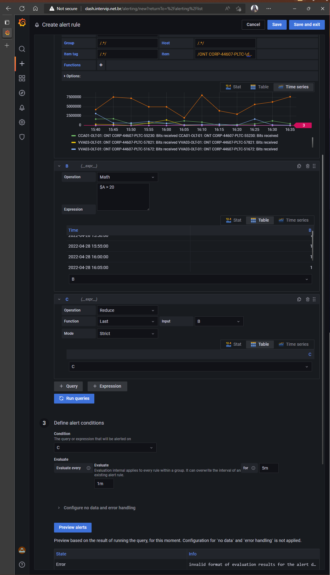 Cannot create multi-dimensional alert rule · Issue #1426 · grafana/grafana-zabbix · GitHub