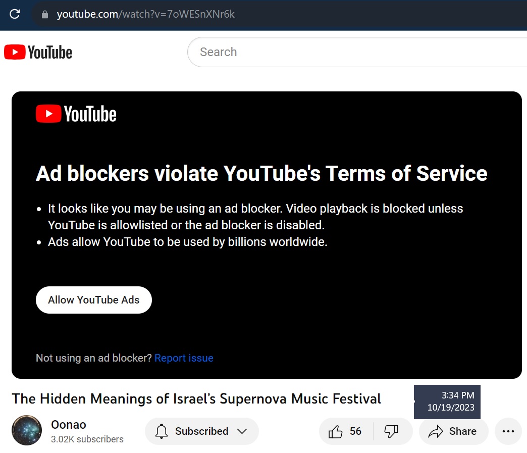 YouTube has a new ad block pop-up · uBlockOrigin uBlock-issues ...