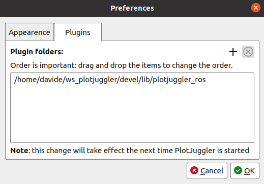 Plugin Folder not found when building from source · Issue #364 · facontidavide/PlotJuggler · GitHub