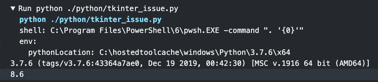 Add Tkinter · Issue #275 · actions/runner-images · GitHub