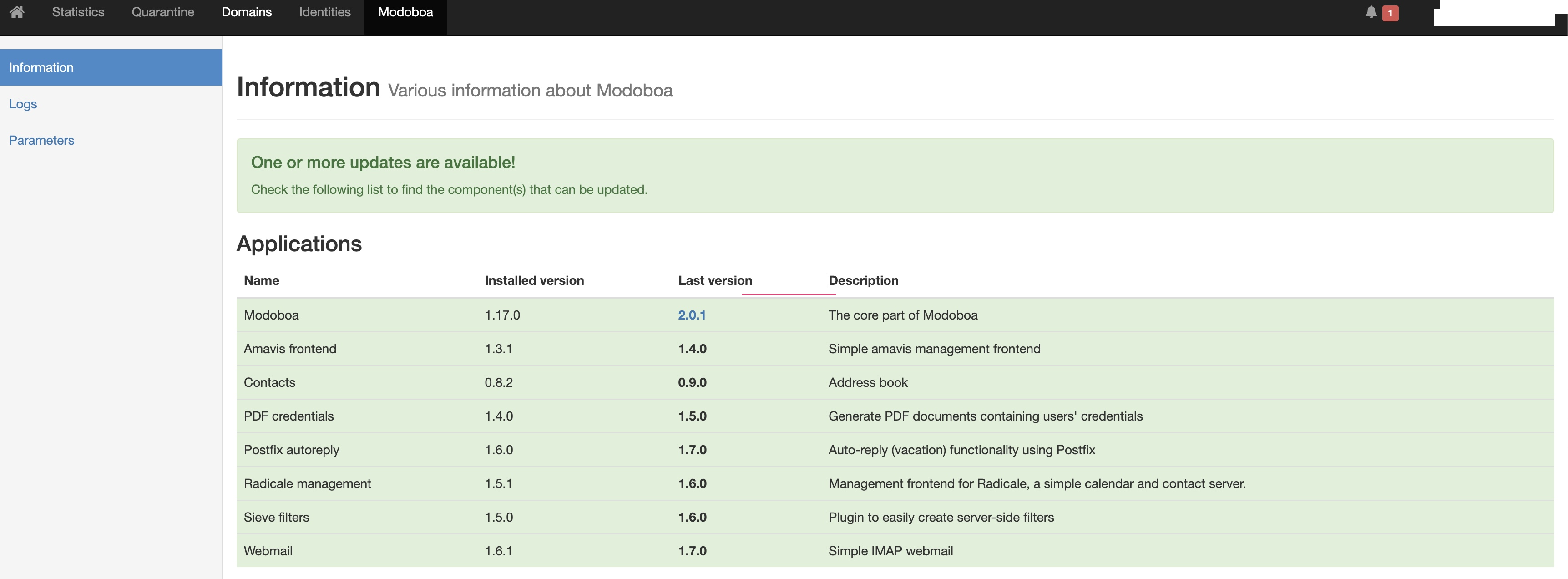 Migrate from 1.17 to 2.01 error · Issue #2553 · modoboa/modoboa · GitHub