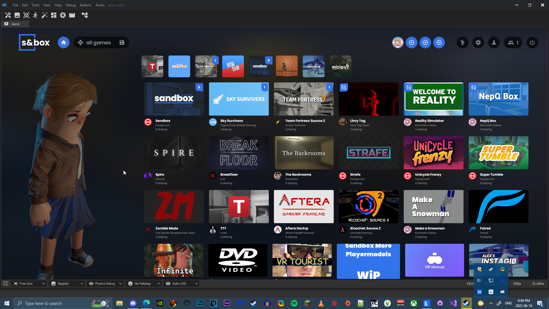 Tabbing in and out of the dev client too many times makes explorer.exe ...