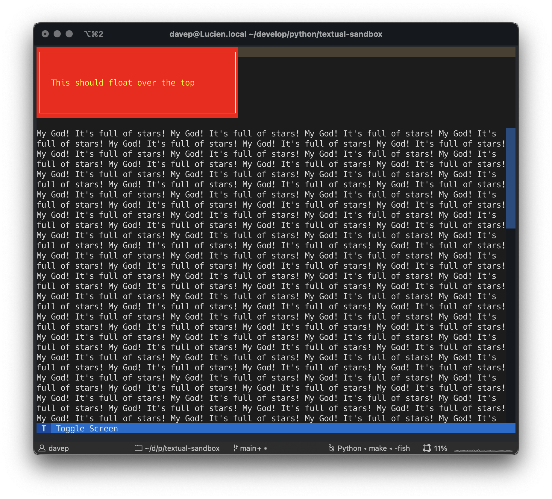 Compose order appears to affect layering · Issue #1269 · Textualize/textual · GitHub