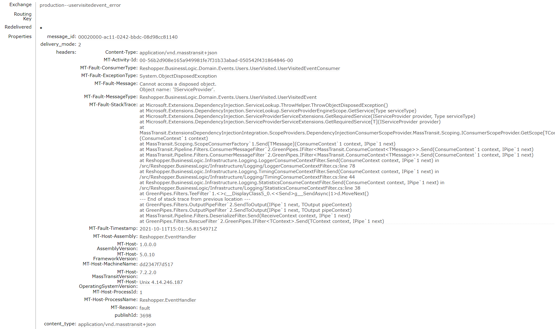Issues after updating to dotnet 6 · MassTransit MassTransit · Discussion #2969 · GitHub