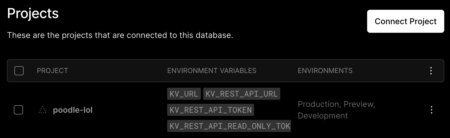 @vercel/kv: Missing required environment variables KV_REST_API_URL and KV_REST_API_TOKEN · Issue ...