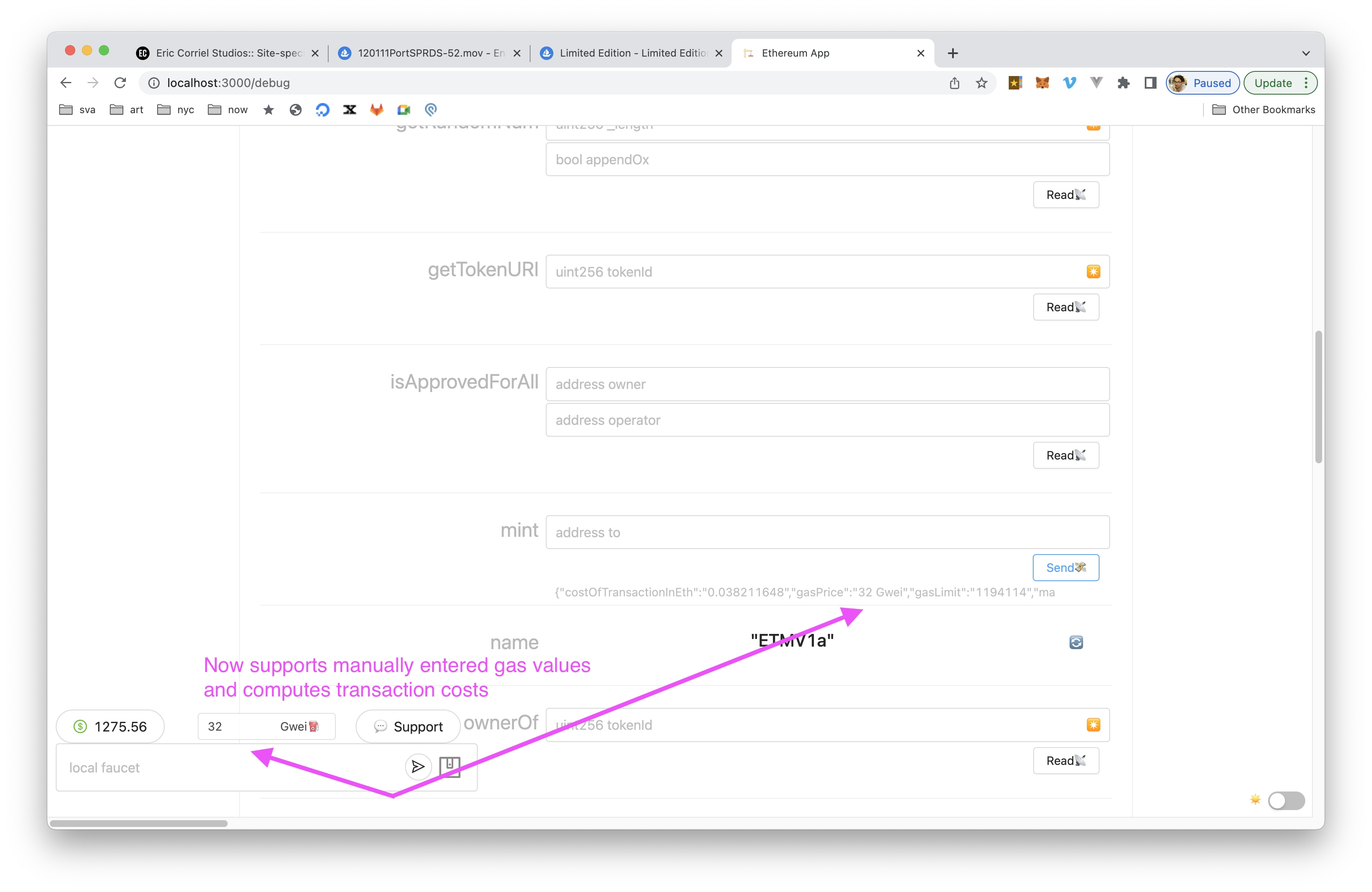 better display of transaction results by ericcorriel · Pull Request #914 · scaffold-eth/scaffold ...