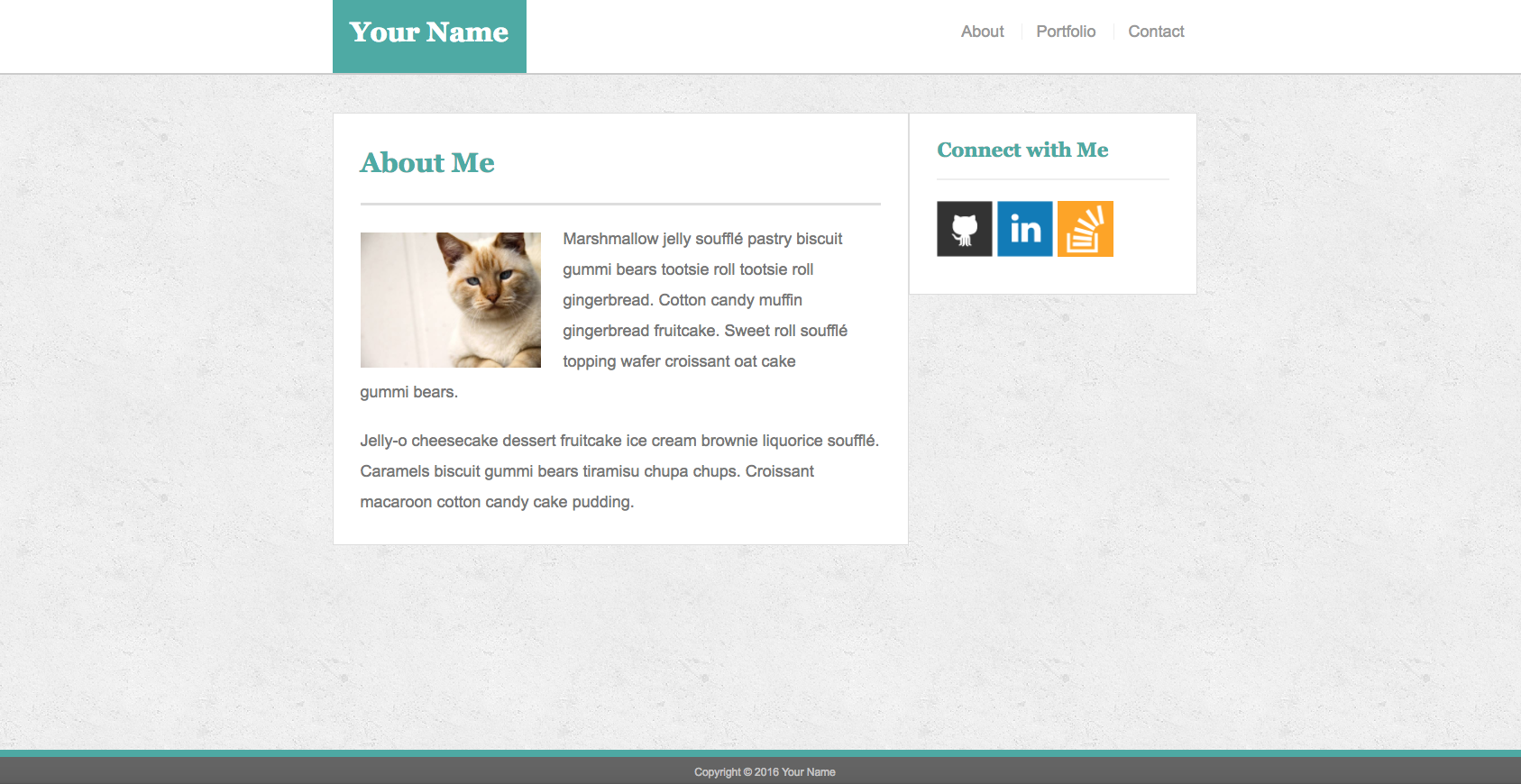 GitHub - timetravel152/Bootstrap-Portfolio: To make your Website more ...
