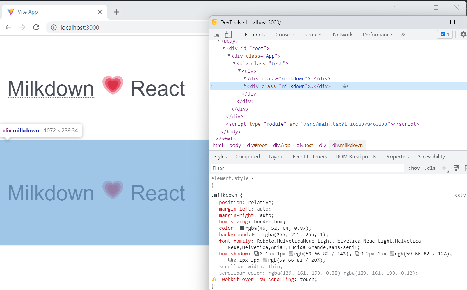 [Bug] Incorrect render on React 18 development mode · Issue #527 · Milkdown/milkdown · GitHub