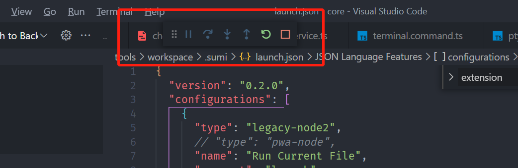 [BUG] DebugToolbarView 不能点击 · Issue #1009 · opensumi/core · GitHub