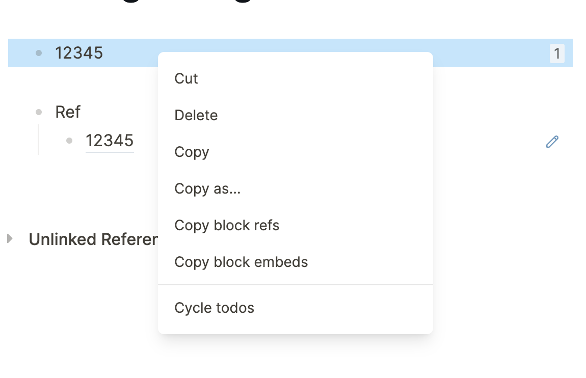 Cut and paste block breaks block references (block UUID) · Issue #4491 · logseq/logseq · GitHub