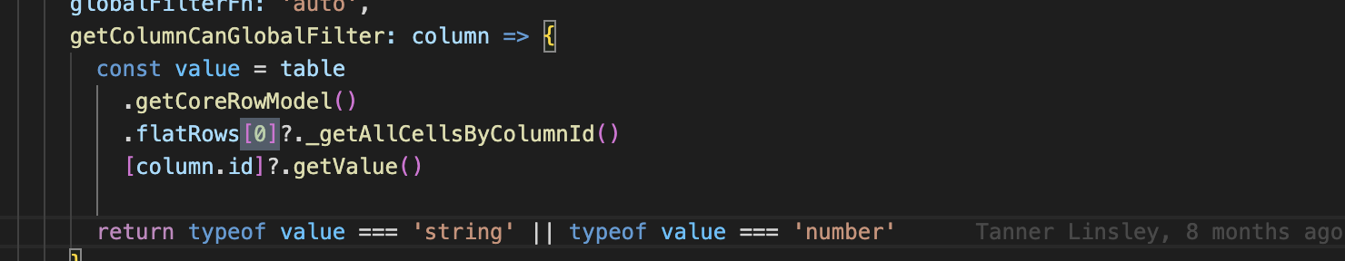Global Filter fails to search a column when the top values are null | undefined · Issue #444 ...
