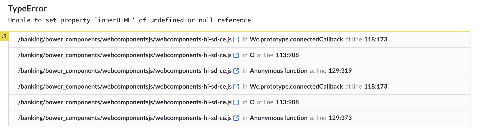Edge 17.134 Unable to set property 'innerHTML' of undefined or null reference · Issue #923 ...
