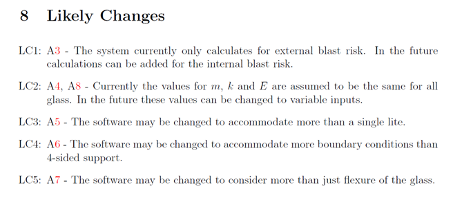 Implementing "Likely Changes" in SRS · Issue #349 · JacquesCarette/Drasil · GitHub