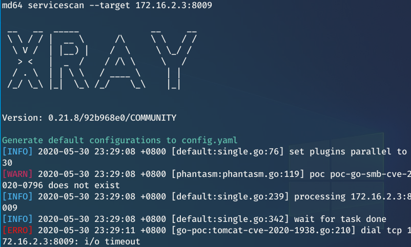 服务扫描只有cve-2020-0796? · Issue #765 · chaitin/xray · GitHub