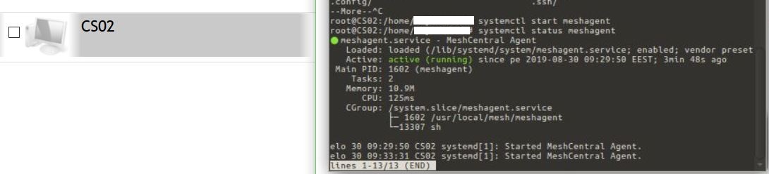 Mesh agent cannot automatically connect after restarting the OS which agent belongs · Issue #437 ...