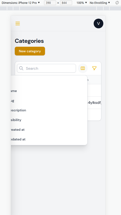 Filter dropdown and toggle column dropdown in mobile · Issue #3477 · filamentphp/filament · GitHub