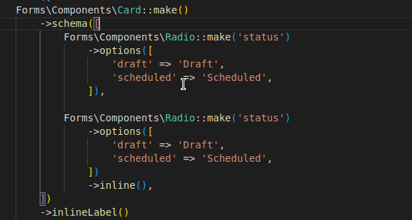 Inline Radio Issue · Issue #6618 · filamentphp/filament · GitHub
