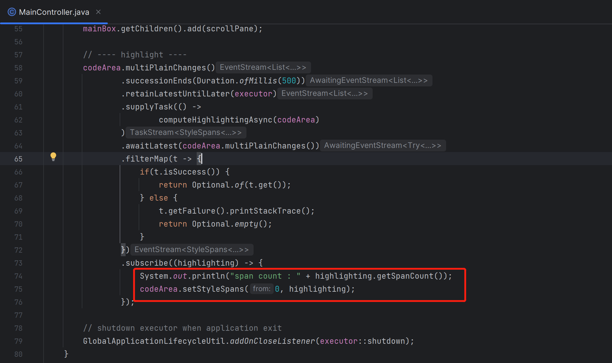 how can I optimize the highlight performance · Issue #1185 · FXMisc ... how can I optimize the highlight performance · Issue #1185 · FXMisc ...