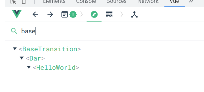 Component tree node missed when using devtools filter · Issue #1631 · vuejs/devtools · GitHub