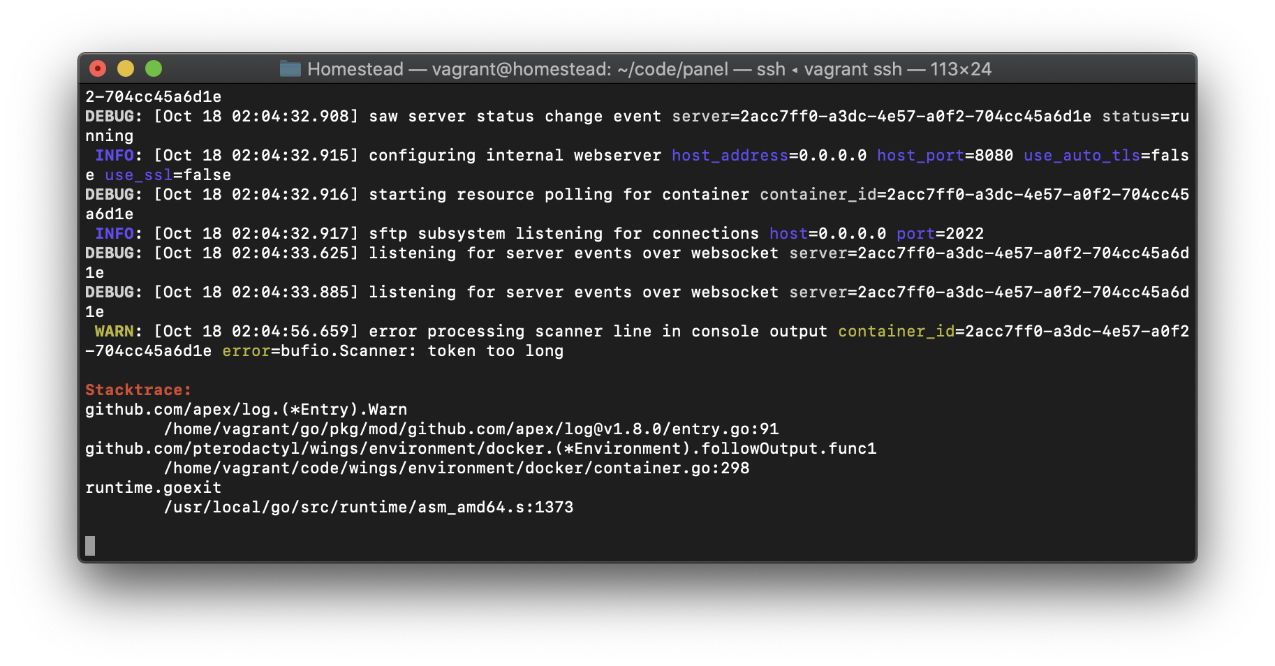 Wings: token too long · Issue #2549 · pterodactyl/panel · GitHub