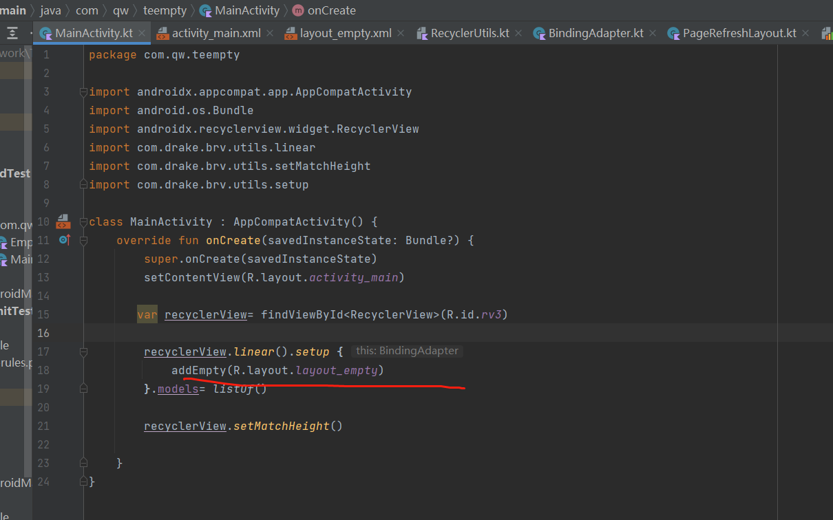 如何优化，实现空页面的功能 · Issue #301 · liangjingkanji/BRV · GitHub