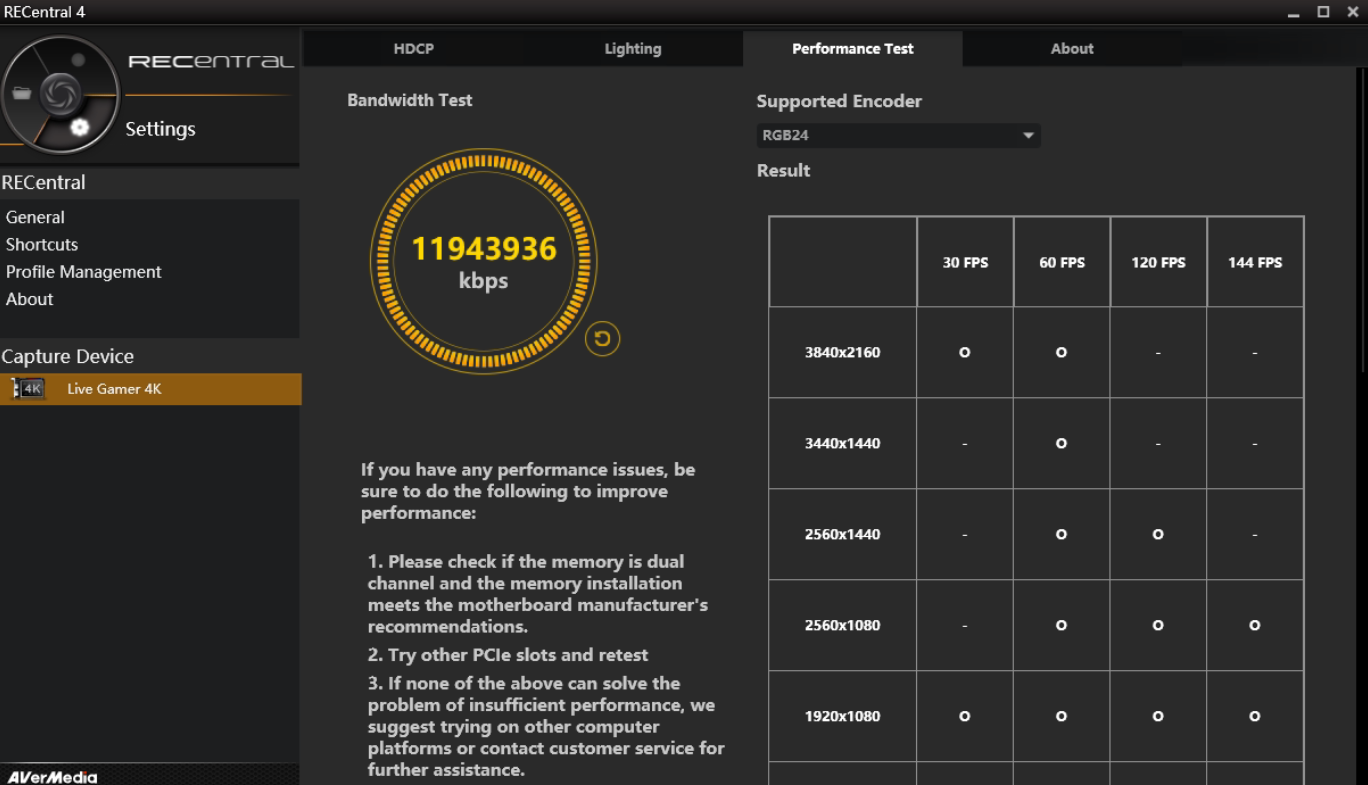XRGB for video format of video capture device should be rgb24 not rgb32 ...
