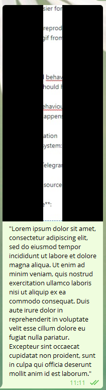 Too narrow width of message box when accompanied with a .gif thumbnail ...