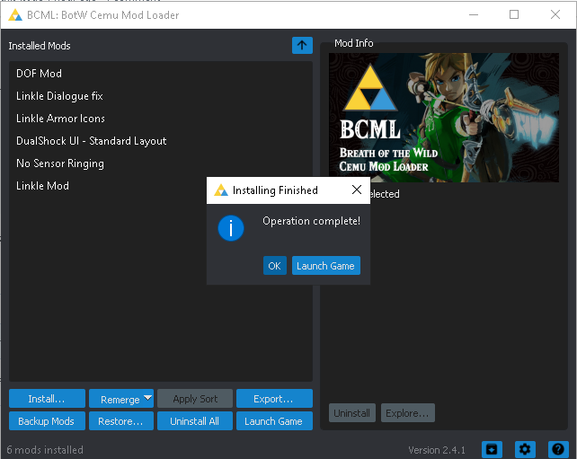 Error installing previously working mods · Issue #22 · NiceneNerd/BCML · GitHub