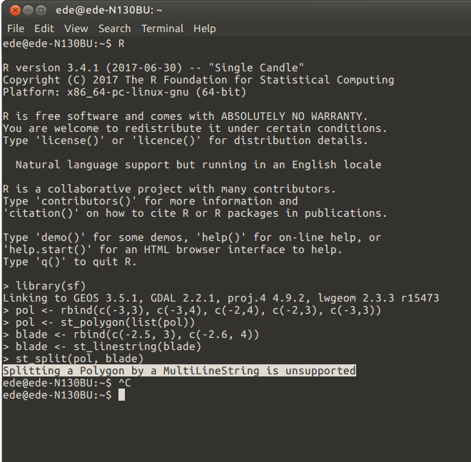 st_split leads to crashing r session · Issue #492 · r-spatial/sf · GitHub