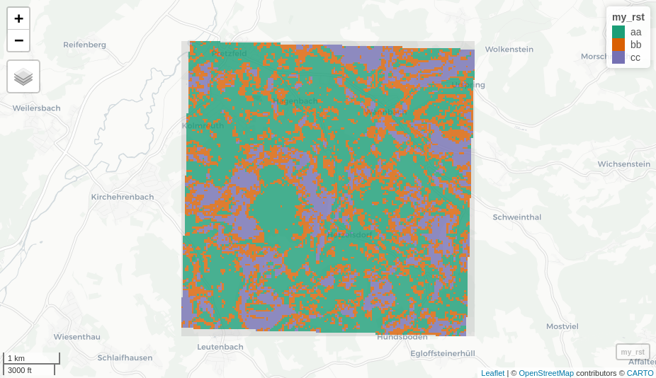 Display legend labels as character for categorical raster · Issue #214 · r-spatial/mapview · GitHub