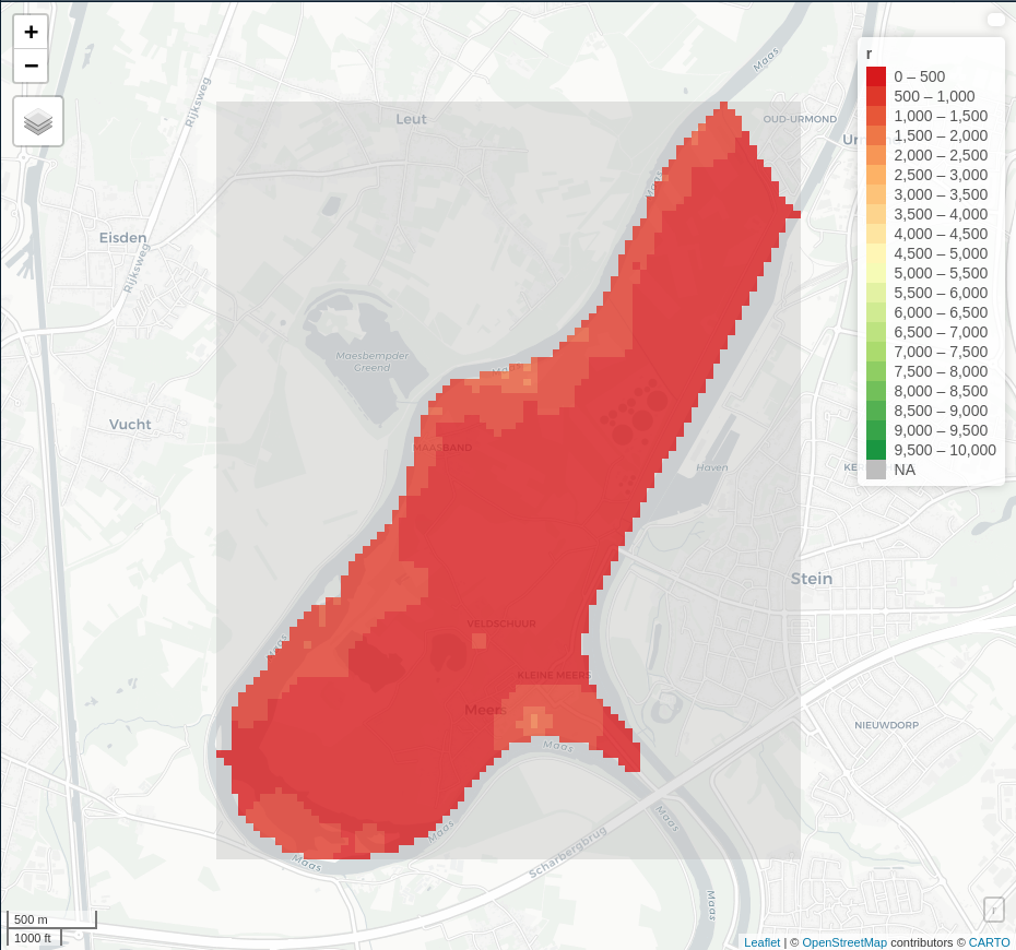 Raster legend not updated if specifying manual breaks · Issue #282 · r-spatial/mapview · GitHub