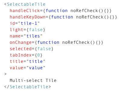 [SelectableTile]: onChange not fired · Issue #5130 · carbon-design-system/carbon · GitHub