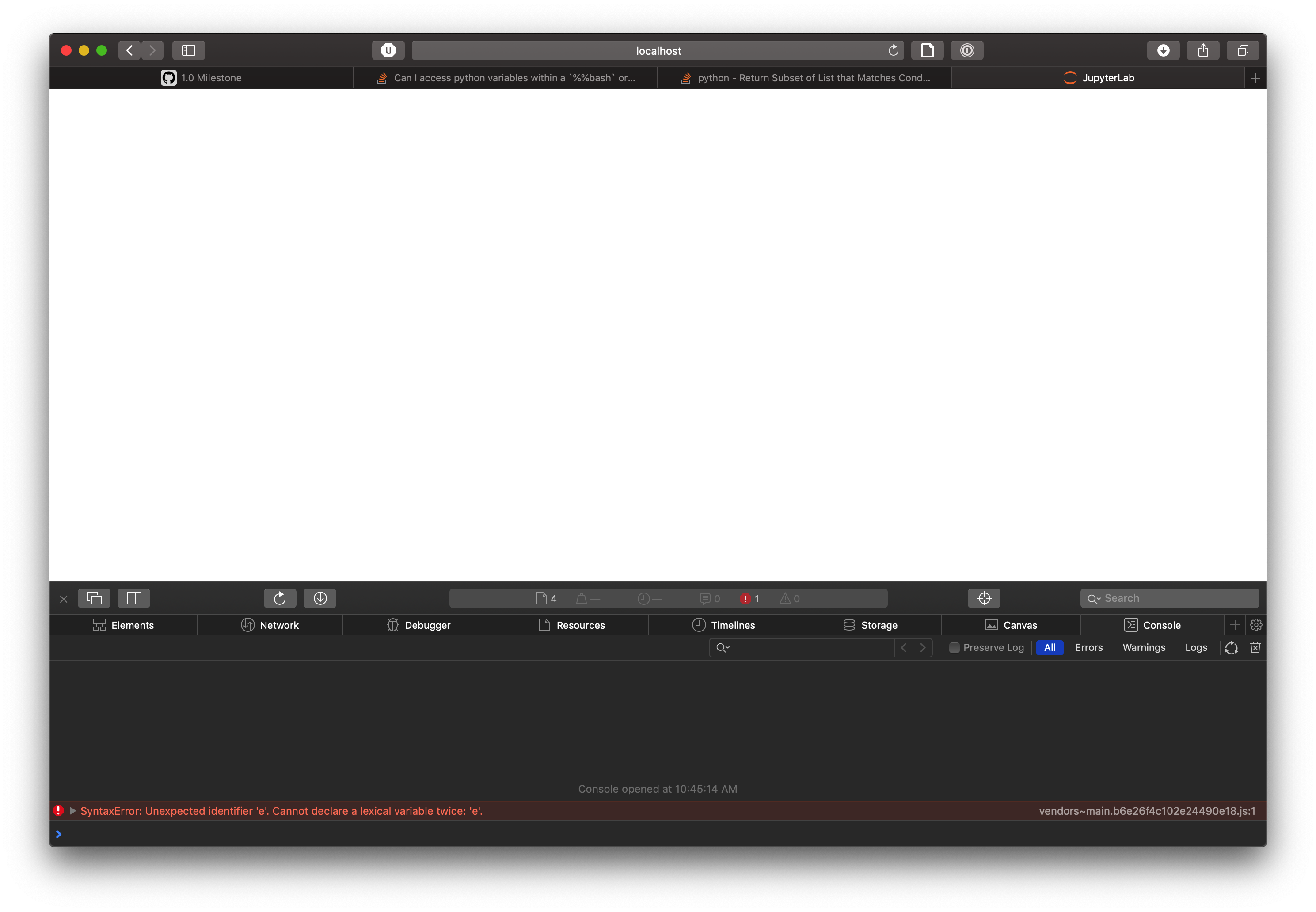 1000a6 Not Working In Safari · Issue 6498 · Jupyterlabjupyterlab · Github