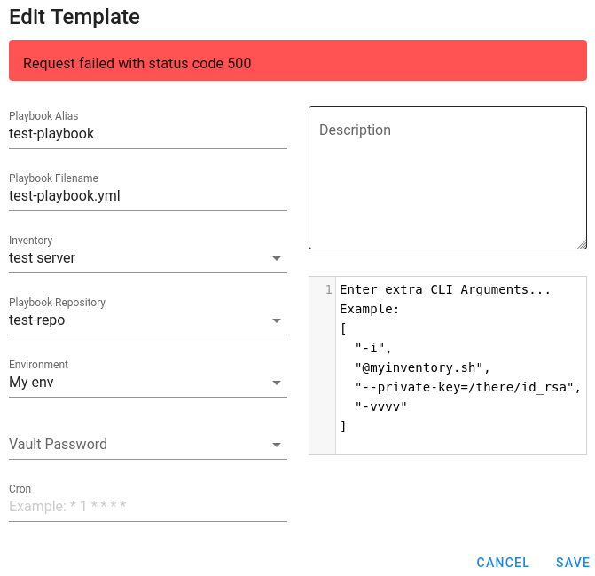 Cannot remove cron from an already created task template · Issue #724 · semaphoreui/semaphore ...