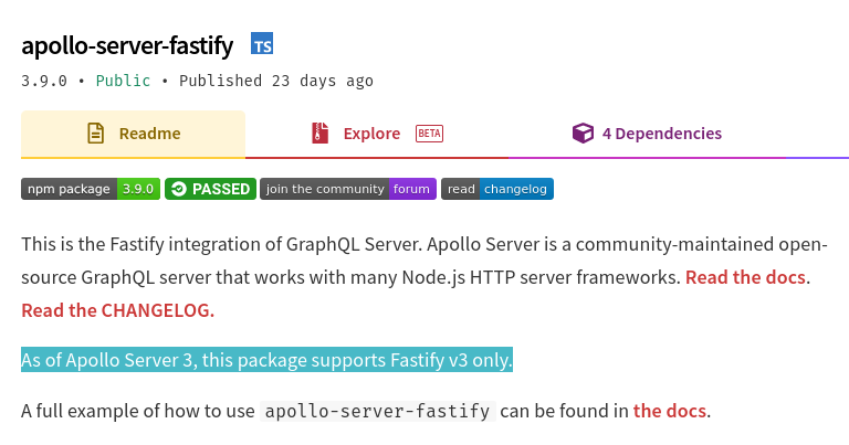 Platform Fastify incompatible version Fastify v4.x with @fastify/accepts · Issue #9894 · nestjs ...