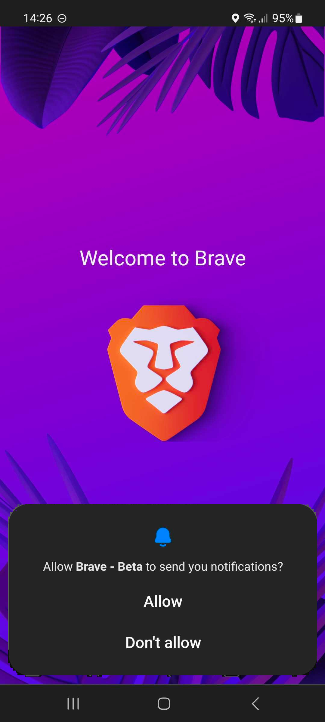 [Android] Move notifications permission prompt · Issue #32047 · brave ...