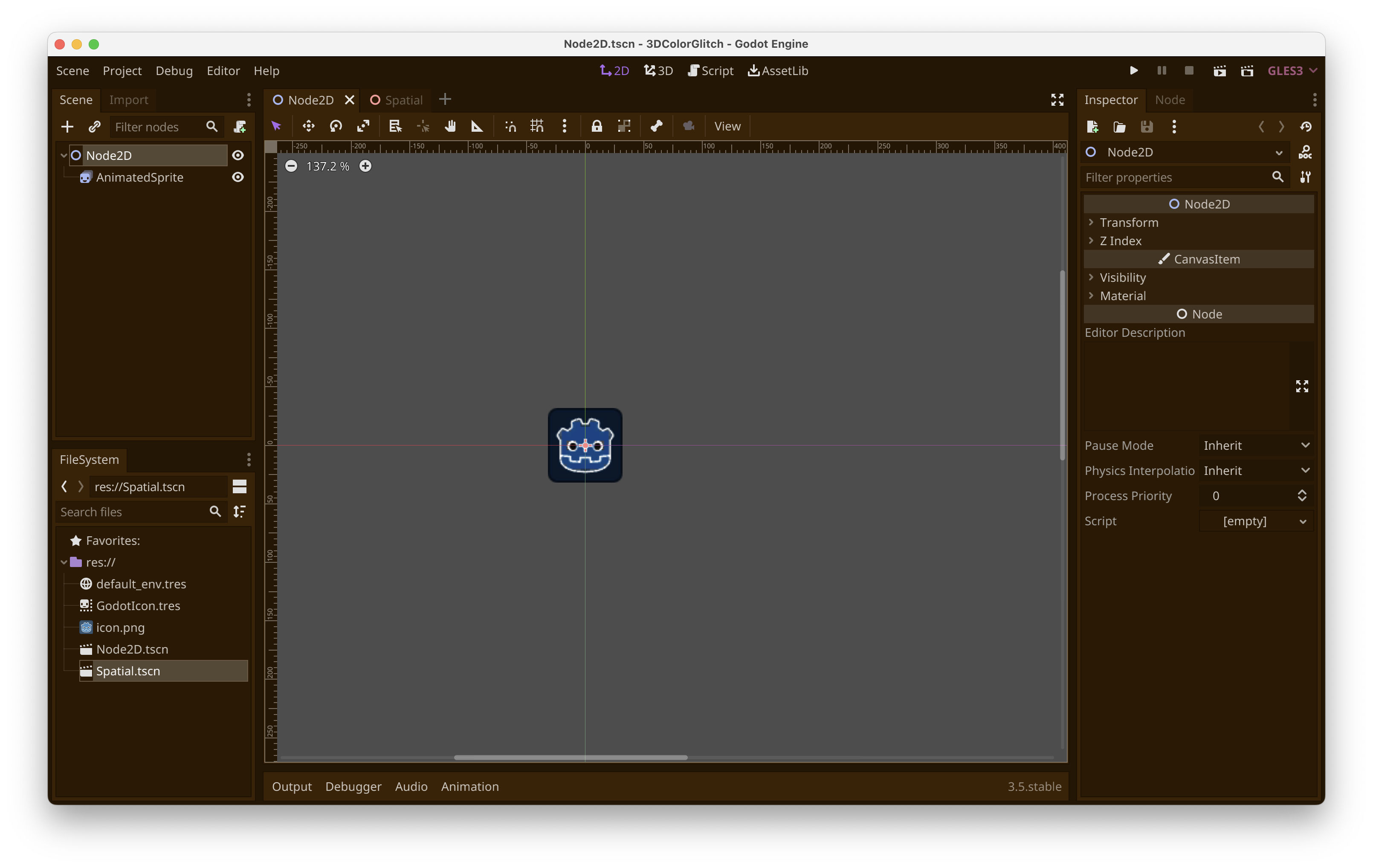 SpriteFrames that appear in both 2D and 3D have a blown out saturation in 2D · Issue #64697 ...
