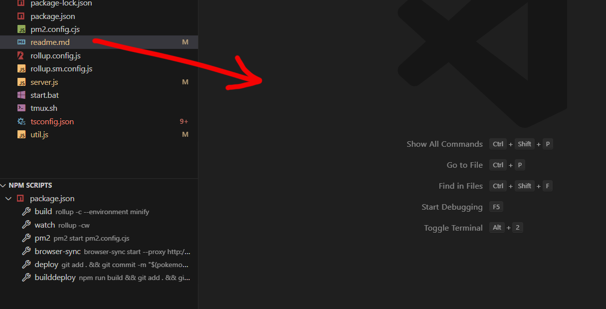 [Feature Request] Show Readme when no tabs are opened · Issue #174252 · microsoft/vscode · GitHub